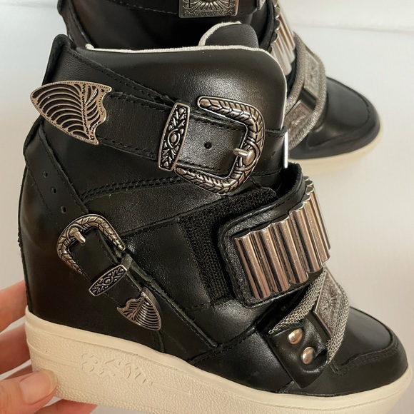 Shoes | Ash Italia Amazing Wedge Sneakers | Poshmark